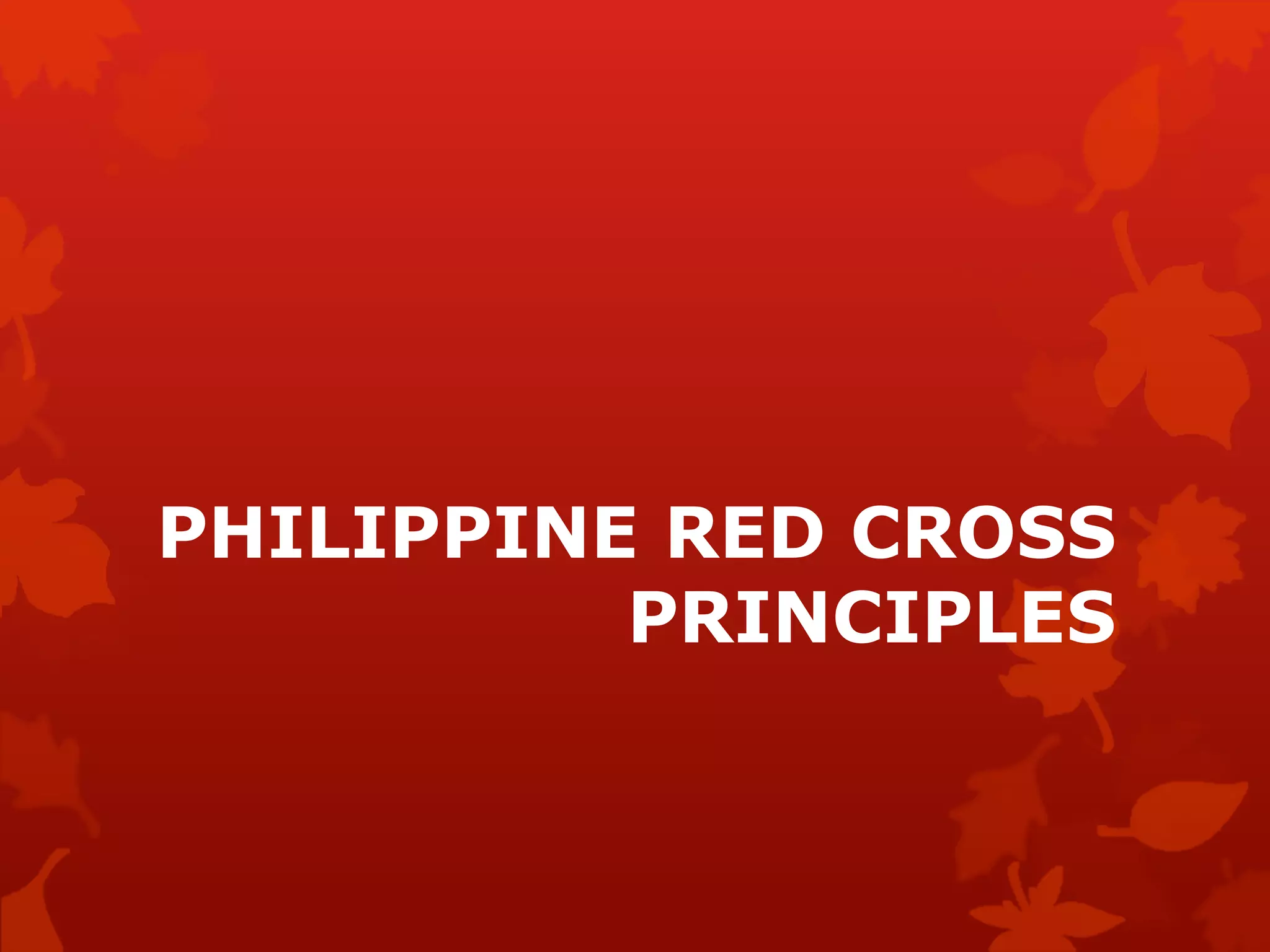 Red cross history | PPTX