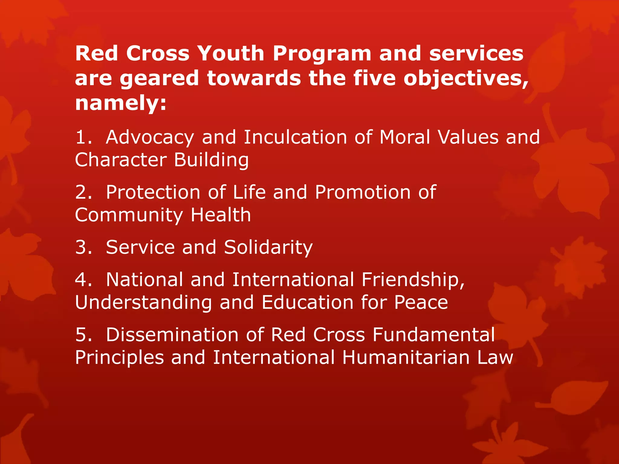 Red cross history | PPTX