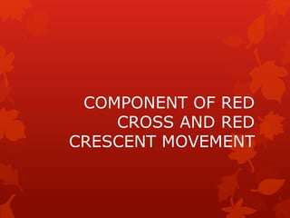 Red cross history | PPTX