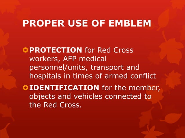 Red cross history | PPTX