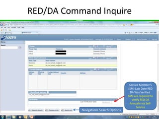 (NSIPS)DEPENDENCY APPLICATION COMMAND ROLE - PERS 2 | PPT