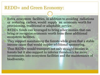 Redd+ and green economy | PPT