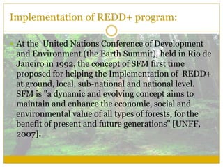 Redd+ and green economy | PPT