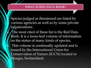 Red data book | PPTX