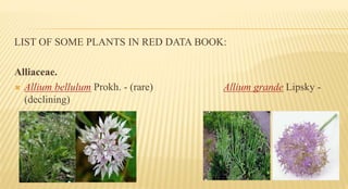 Red Data book (International Union for Conservation of Nature).pptx