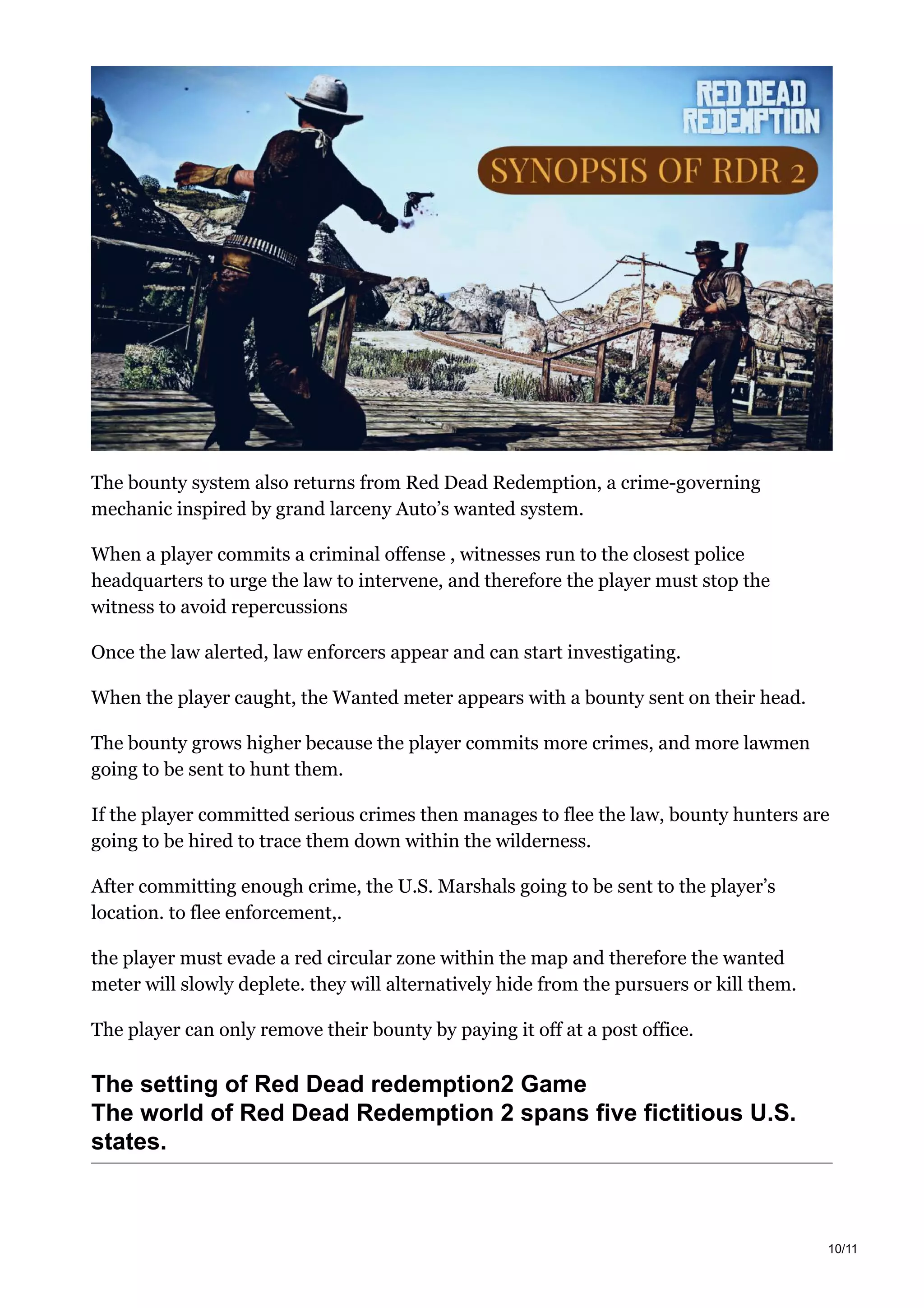 Red dead redemption 2 | PDF