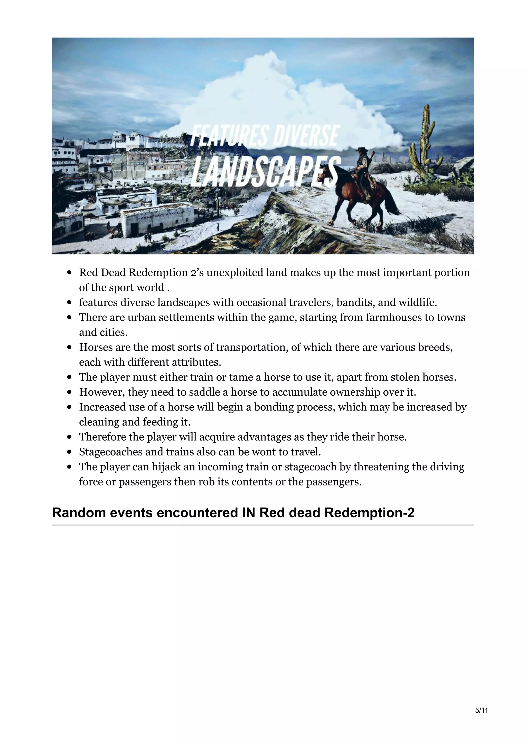 Red dead redemption 2 | PDF