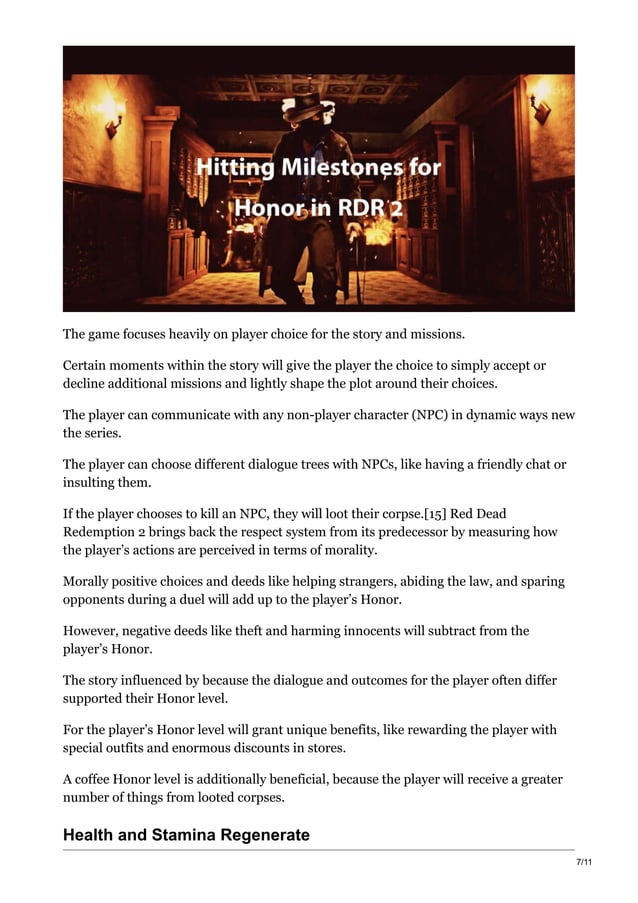 Red dead redemption 2 | PDF