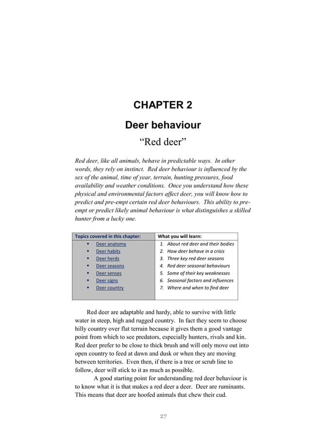 Secrets of the Red Deer by Paul Rattray (Excerpt) | PDF | Arms ...