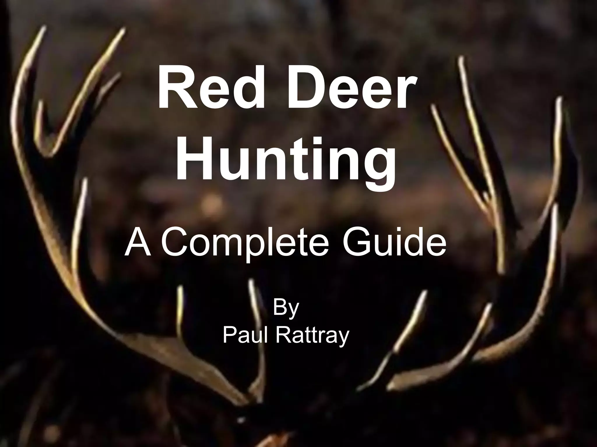 Red Deer Presentation | PDF