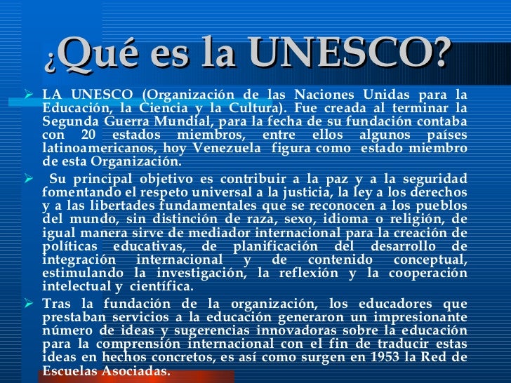 Red de Escuelas Asociadas a la UNESCO