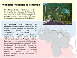 Red de transporte terrestre de venezuela | PPTX
