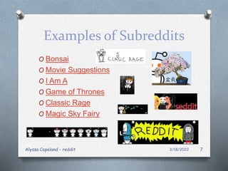 Reddit - A Quick Overview | PPTX | Social Networking | Internet