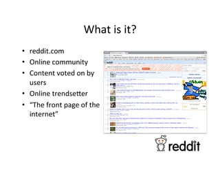 Reddit company overview | PDF