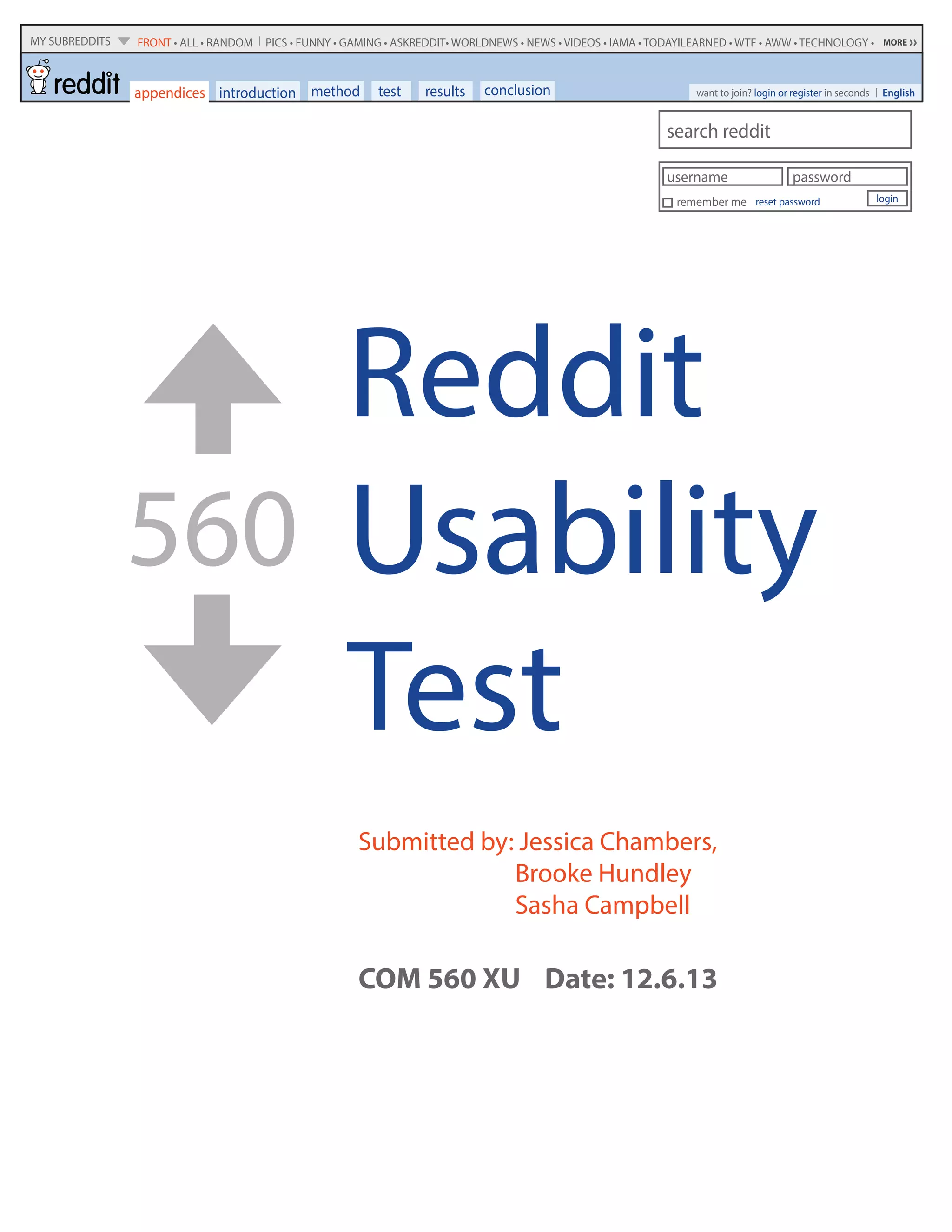 Reddit Usability Testing | PDF
