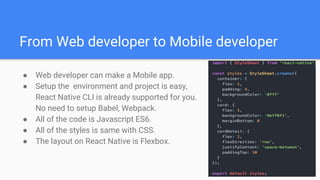 Nimble - Reddit Feed React native | PPT
