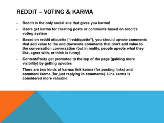 Reddit & LinkedIn | PPT