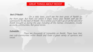 Presentation slide on Reddit | PPTX
