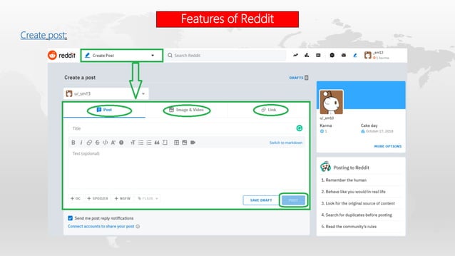 Presentation slide on Reddit | PPTX