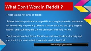 Why Reddit Should Be Part of Your Social Media Campaign ? | PPT