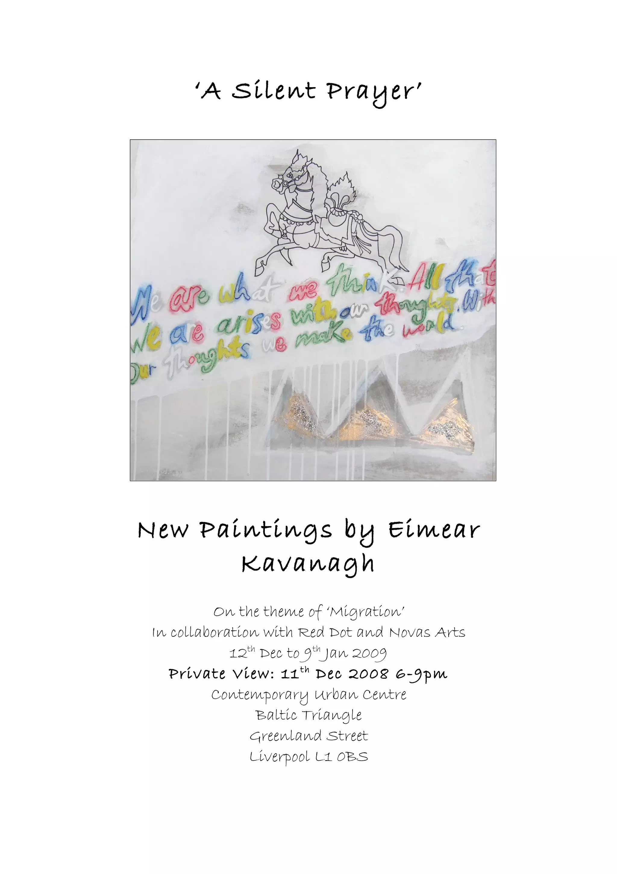 \'Migration\' Exhibition - Red Dot Artists @ The Novas CUC Liverpool | DOC