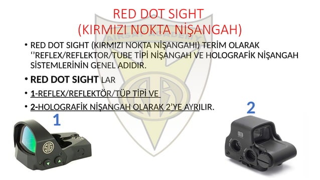 RED DOT SIGHT SUNUM REDDOT SIGHT HOLOSIGH | PPT | Free Download