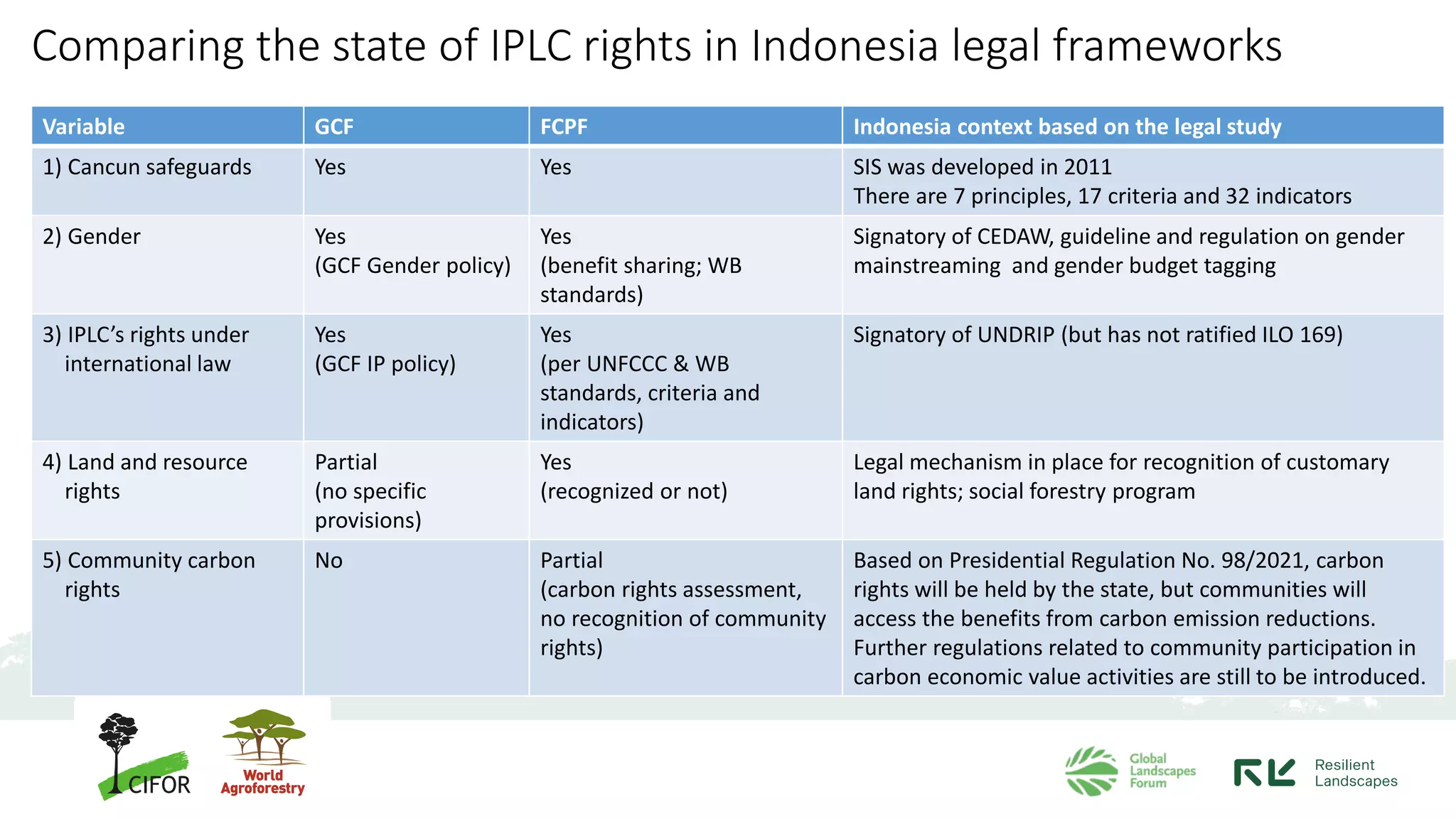 REDD+ social safeguards in Indonesia: Opportunities and challenges | PDF