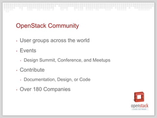 Openstack and Reddwarf Overview | PPTX