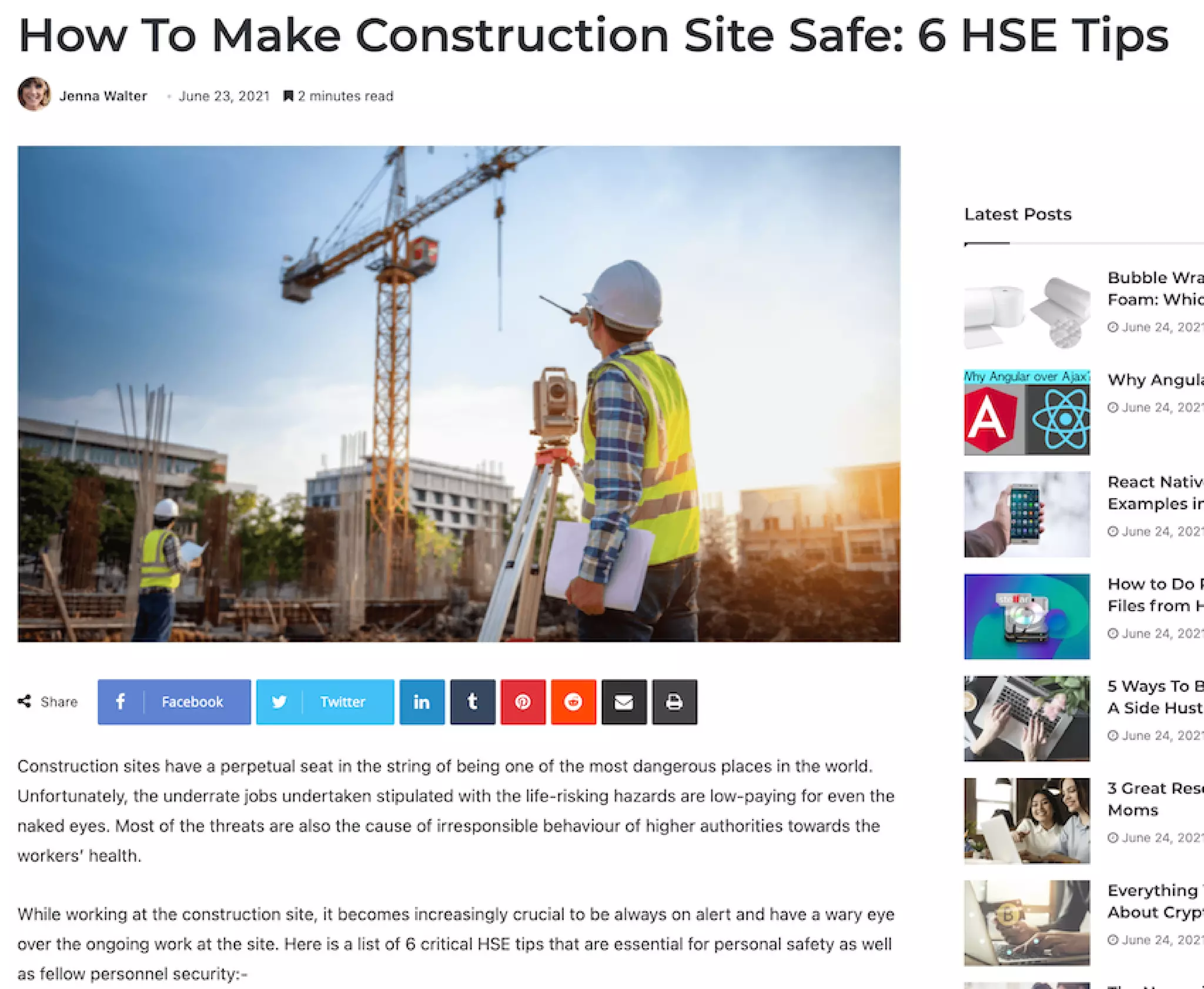 How to make construction site safe: 6 HSE tips | PPT