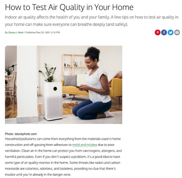 How to Test AIr Quality in Your Home | PPT
