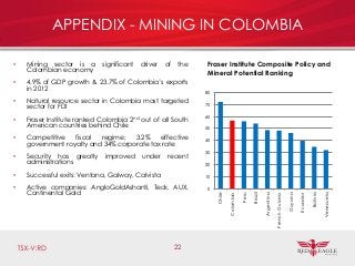 Red Eagle Mining Presentation | PDF | South America Travel | Travel Locations