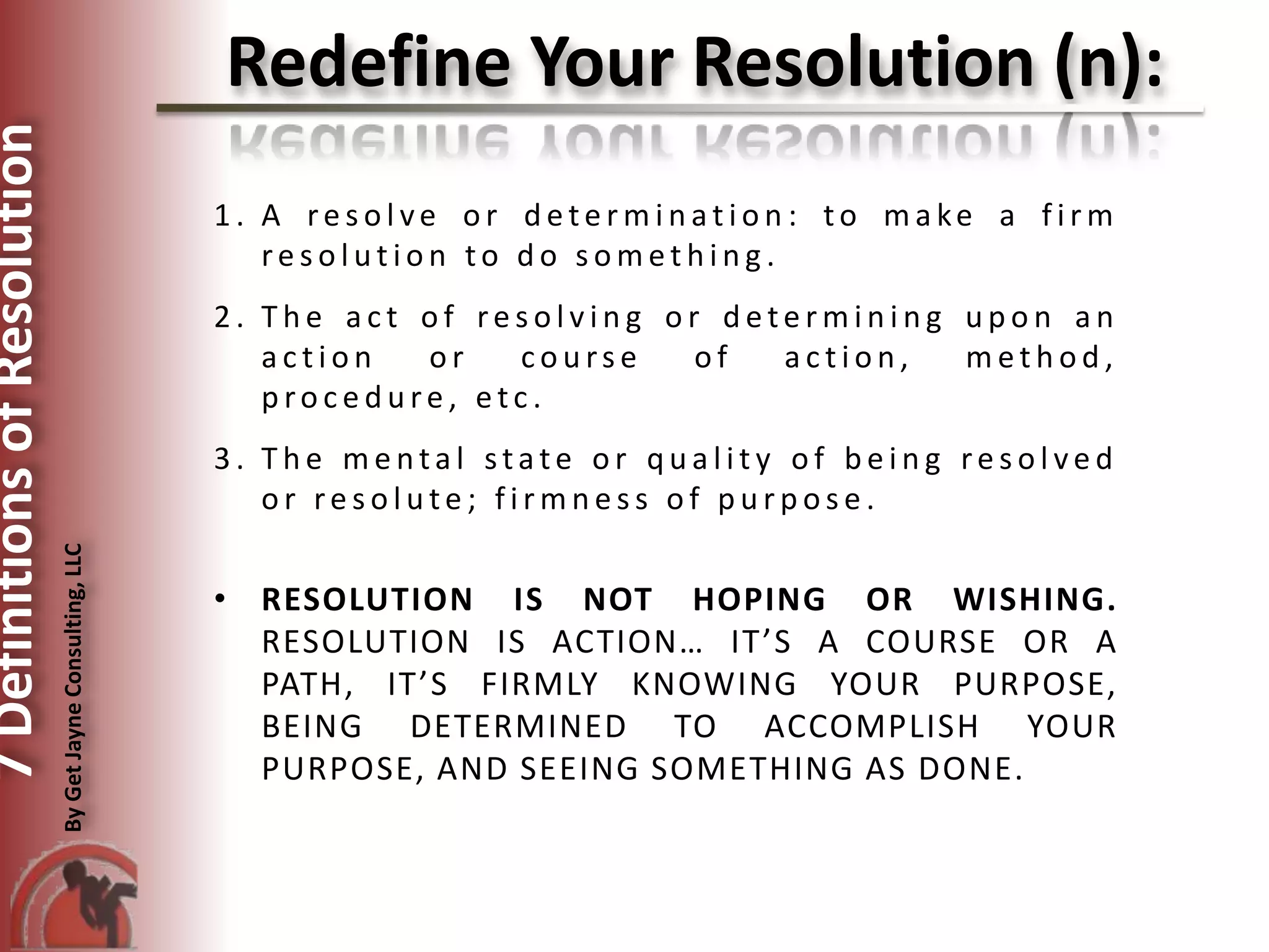Redefine your resolution | PPT