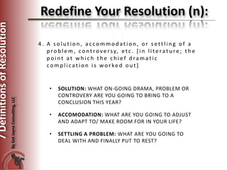 Redefine your resolution | PPT