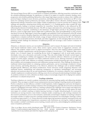 Redefining Academic Performance Metrics Evaluating the Excellence of ...