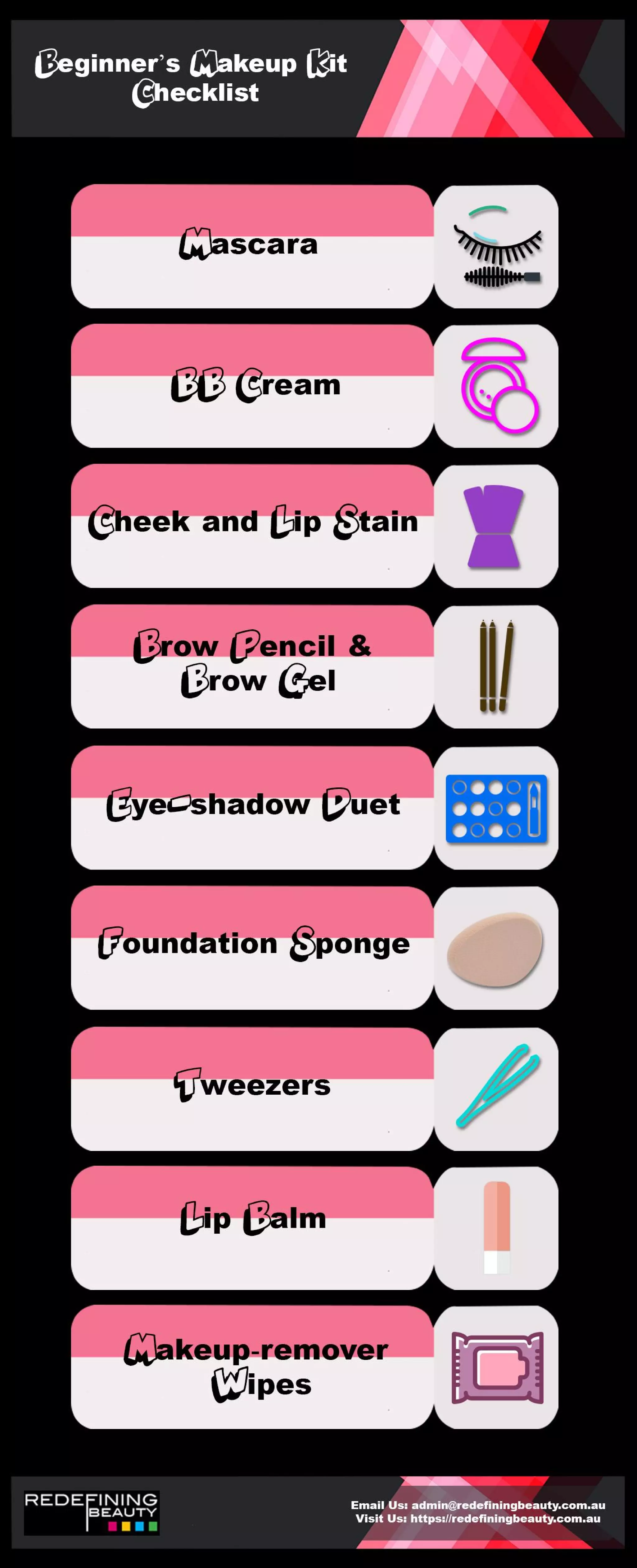 Beginner's Makeup Kit Checklist | PDF
