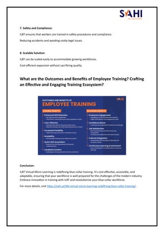 The Power of ILBT Virtual Micro Learning: Redefining Blue-Collar ...