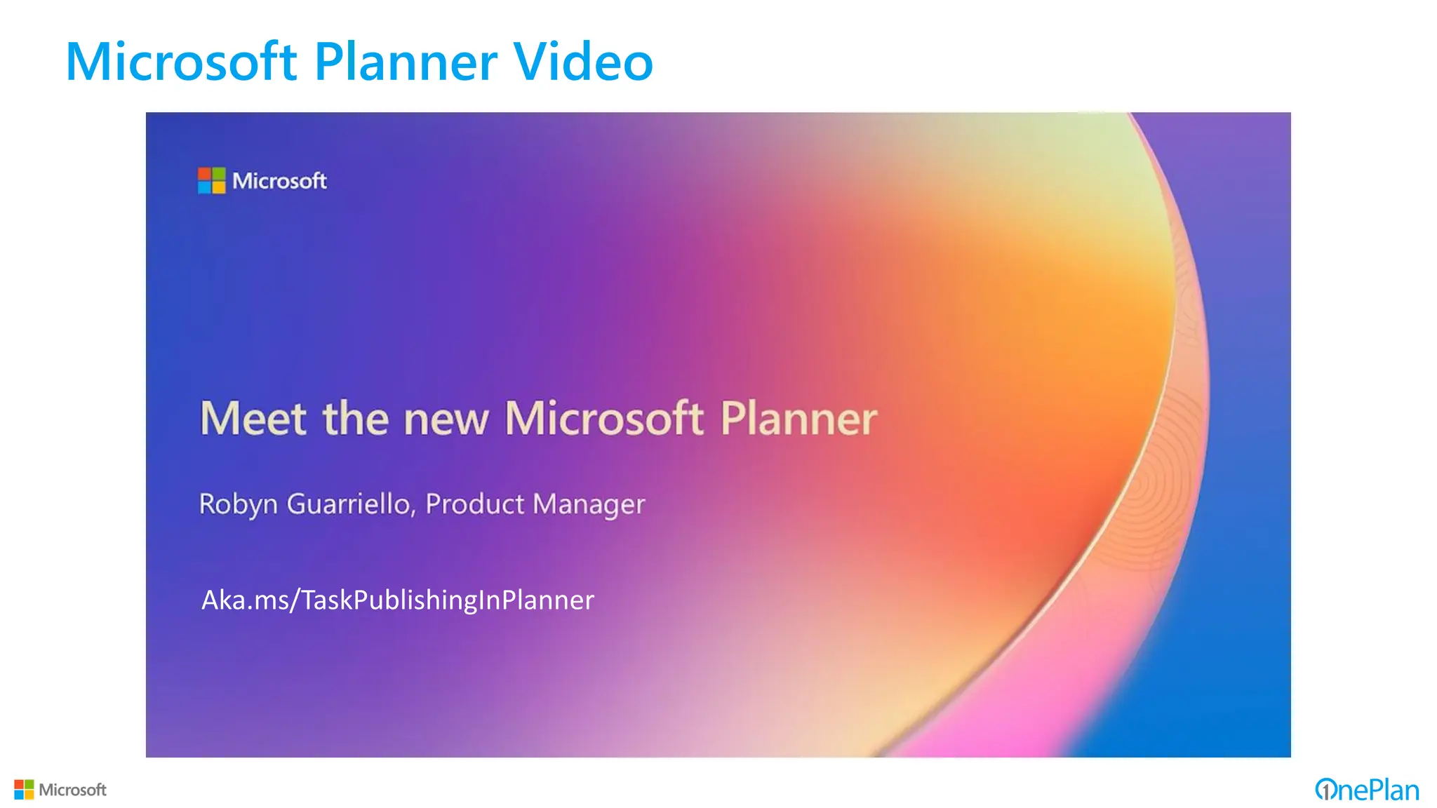 Redefining Enterprise Work Management - All new Microsoft Planner and OnePlan | PDF