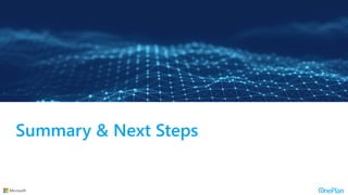 Redefining Enterprise Work Management - All new Microsoft Planner and OnePlan | PDF