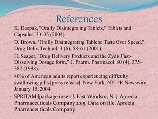 Achieving high drug load with rapid dispersion using 3D printing ...