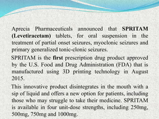 Achieving high drug load with rapid dispersion using 3D printing ...