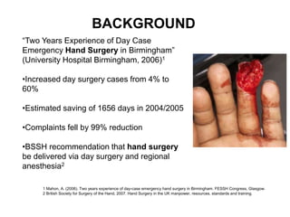 Redefining hand surgery service | PPT