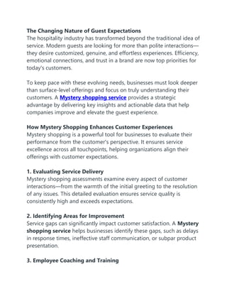 Redefining Hospitality Meeting Changing Guest Expectations for ...