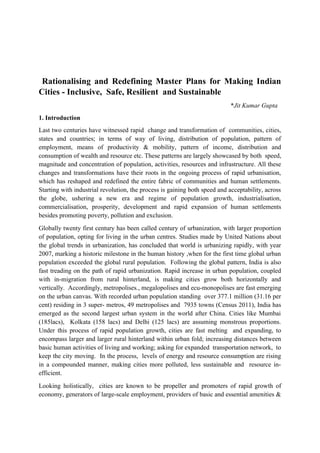 -Redefining Master Plans for creating sustainable cities- RG IPA- 8-2-2025.docx