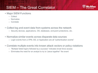 Redefining siem to real time security intelligence | PDF | Operating ...