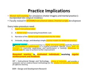 Redefining surgical training a new model and tool | PPT