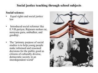 REDEFINITION OF SCHOOL SUBJECTS FROM SOCIO CULTURAL PERSPECTIVES AND ...