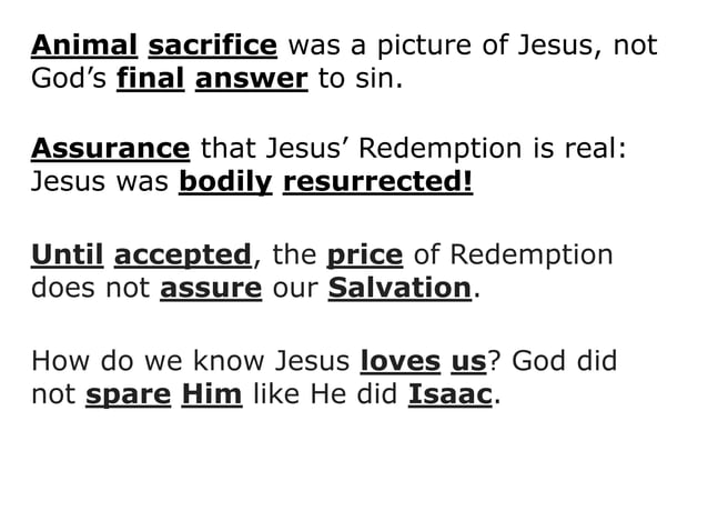 What is Redemption? | PPTX