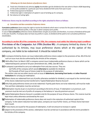 Redemption of preference shares for icmai/ca | PDF