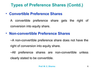 Redemption of preference shares and bonus issue | PPT