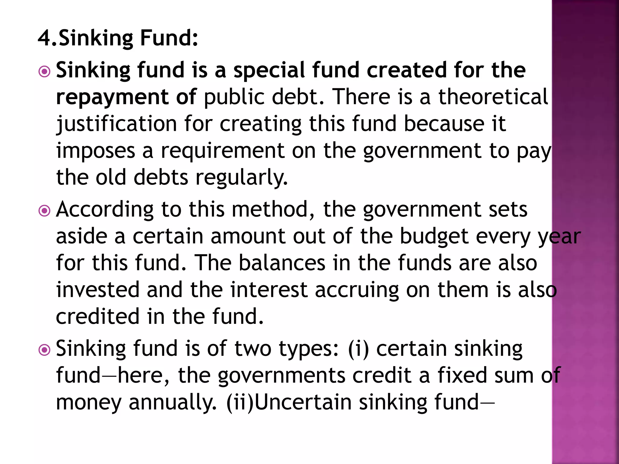 Redemption of public debt | PPTX